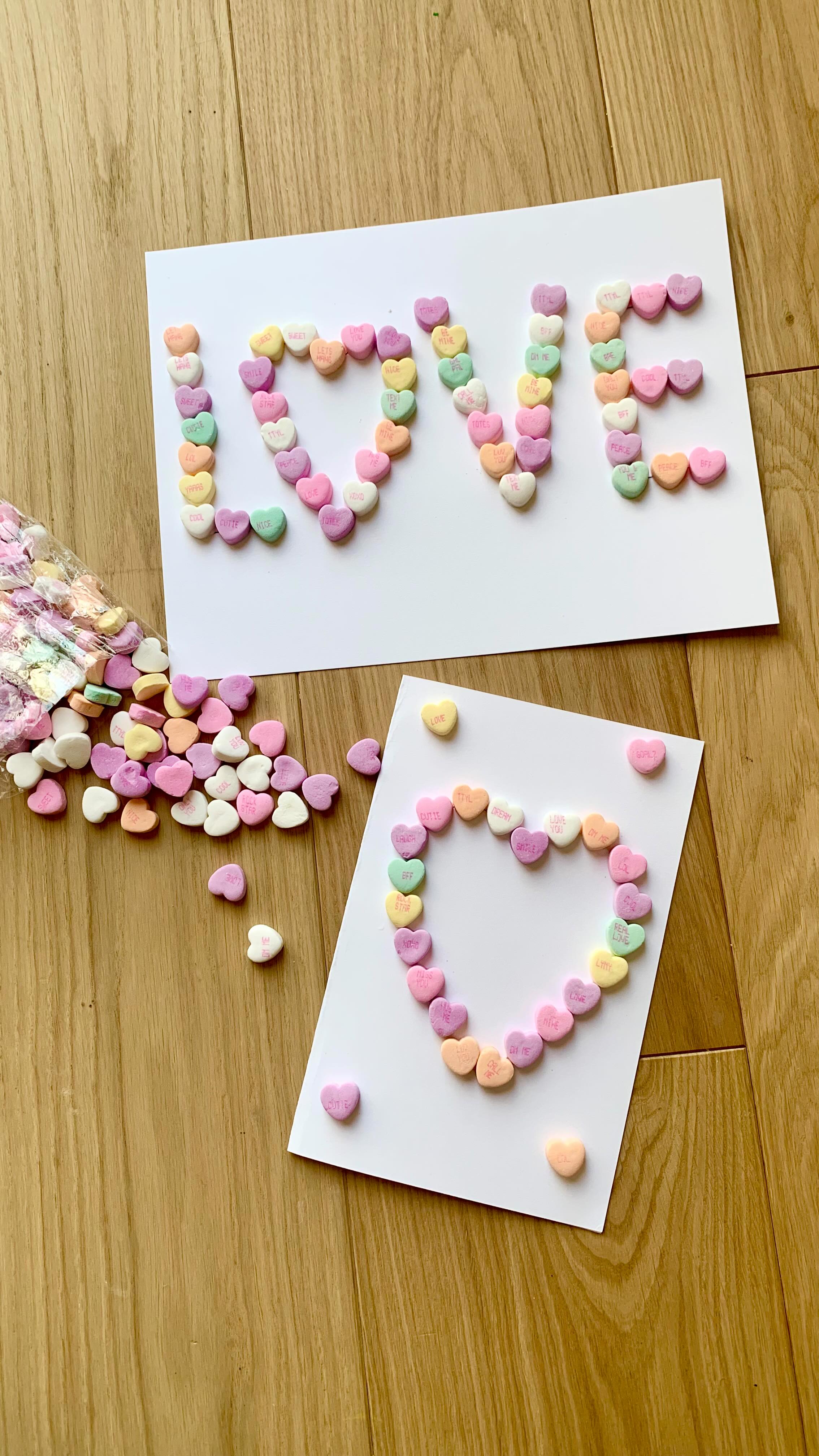 This sweet Valentine’s Day craft is such a fun way to use classic candy ...