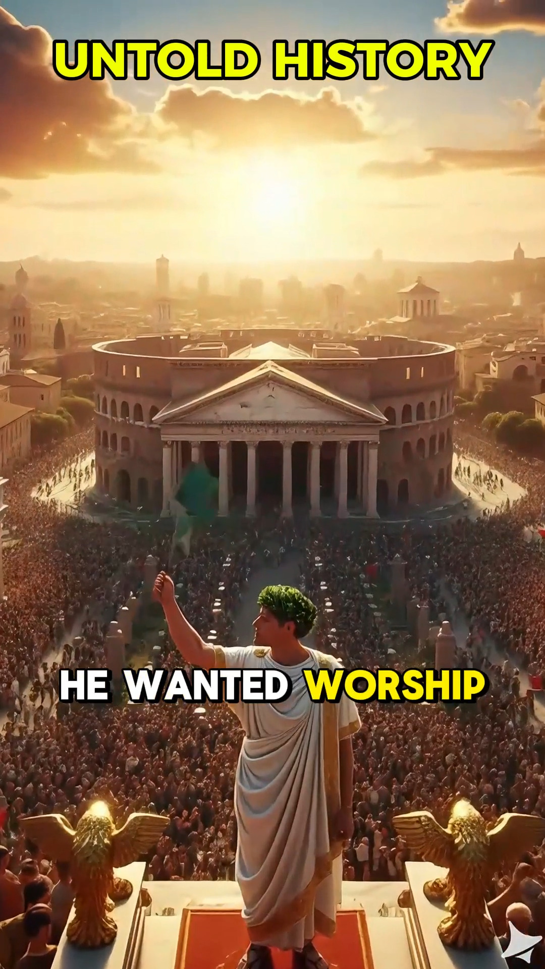 He wasn’t satisfied with ruling Rome — he wanted to be worshiped. This ...