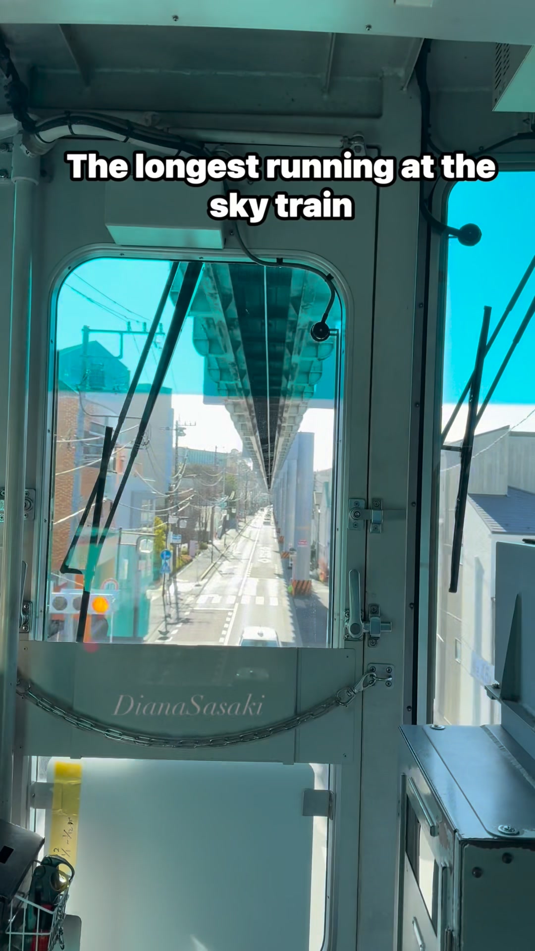 Riding in a longest run of the sky train #onboard #skytrain #monorail ...