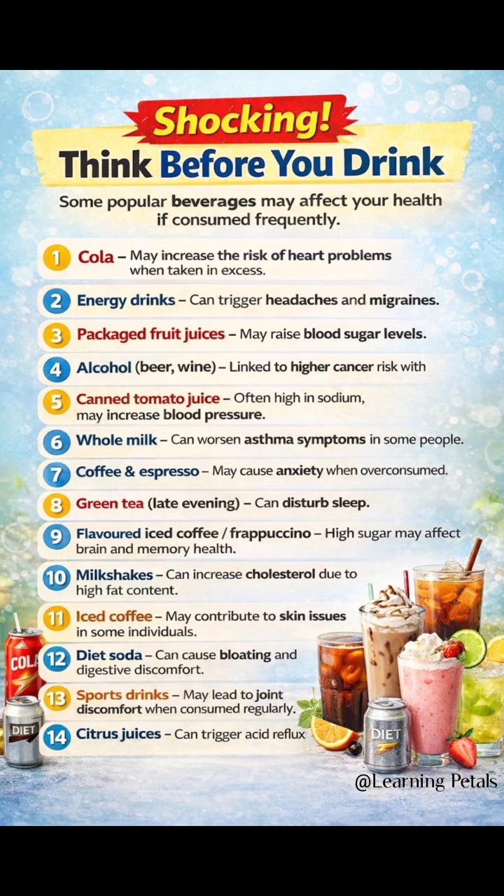 Shocking! Think before you drink. Its slowly killing you.👇 | Learning ...