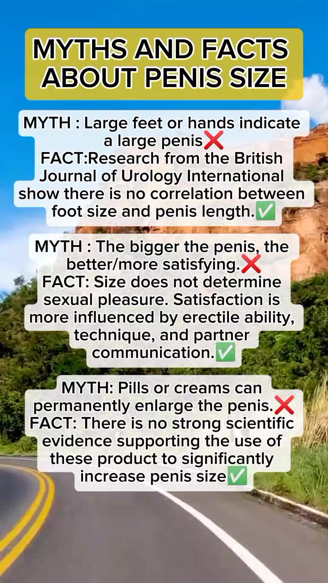 Myths And Facts About Penis Size Lifestory Supri Yono Facebook
