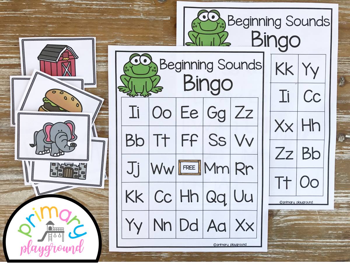 Beginning Sounds Letter Bingo | BEGINNING SOUNDS LETTER BINGO: The kids ...