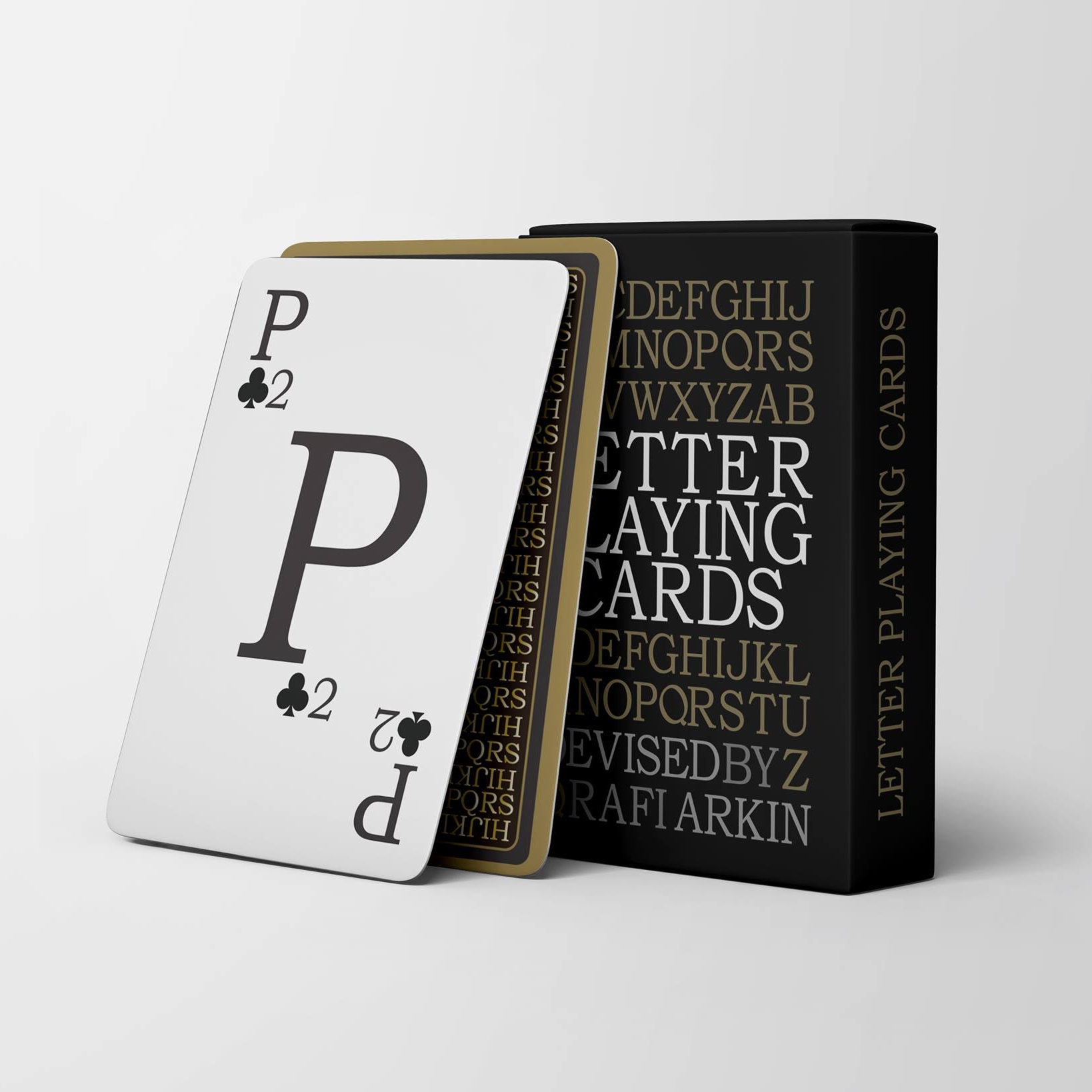 Letter Playing Cards
