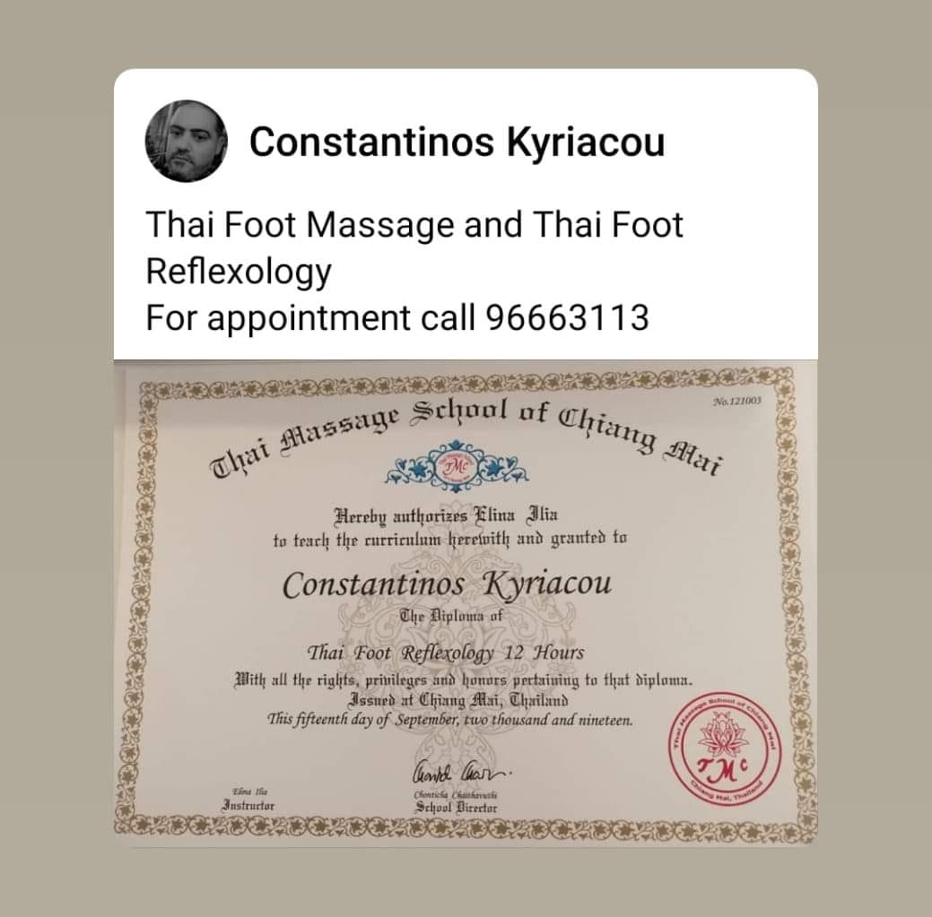 Thai Foot Massage And Thai Foot Reflexology Nicosia