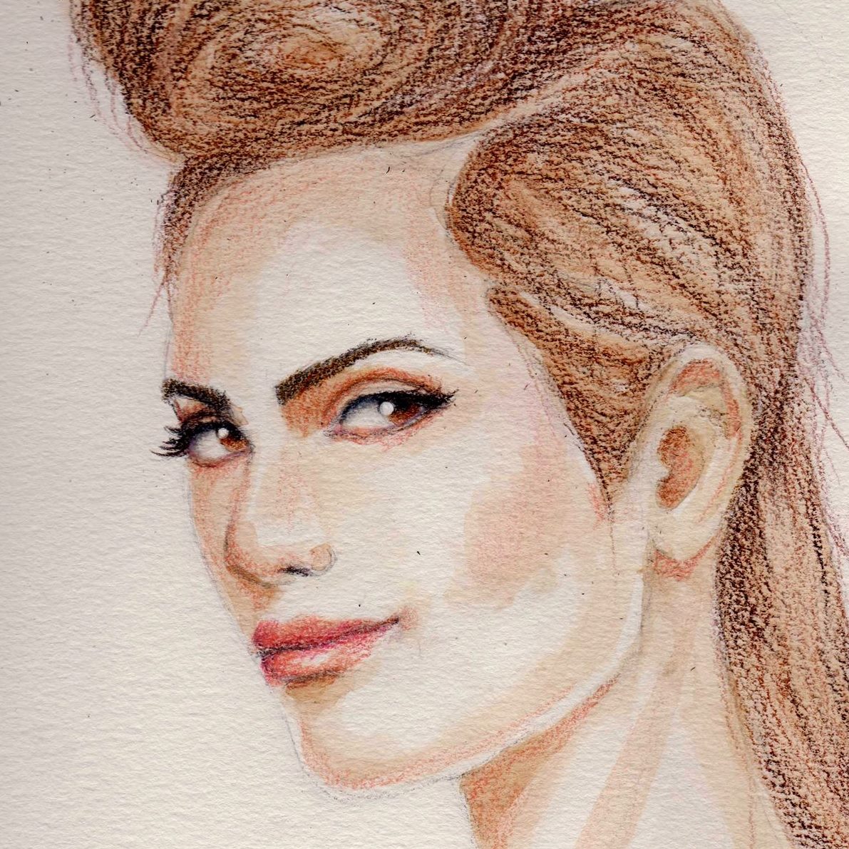 Colored Pencil Drawings Of Sexy Women Rogue Sexy In Ricardo