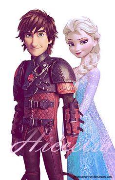 Elsa And Hiccup