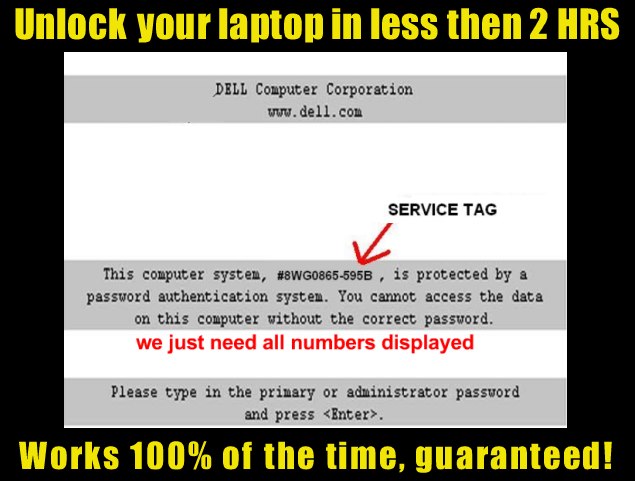 Bios Password Removal All Models 8691