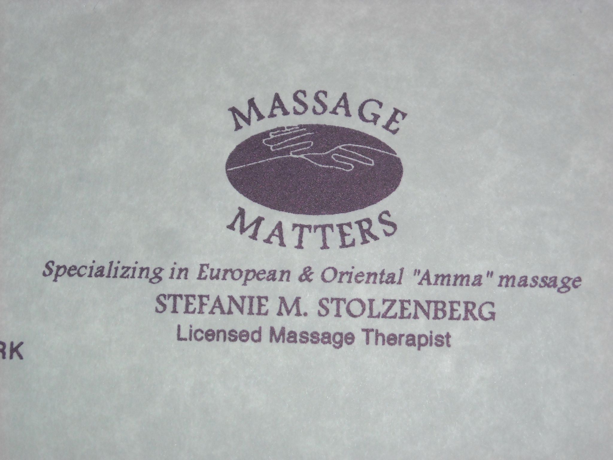 Stefanies Massage Matters
