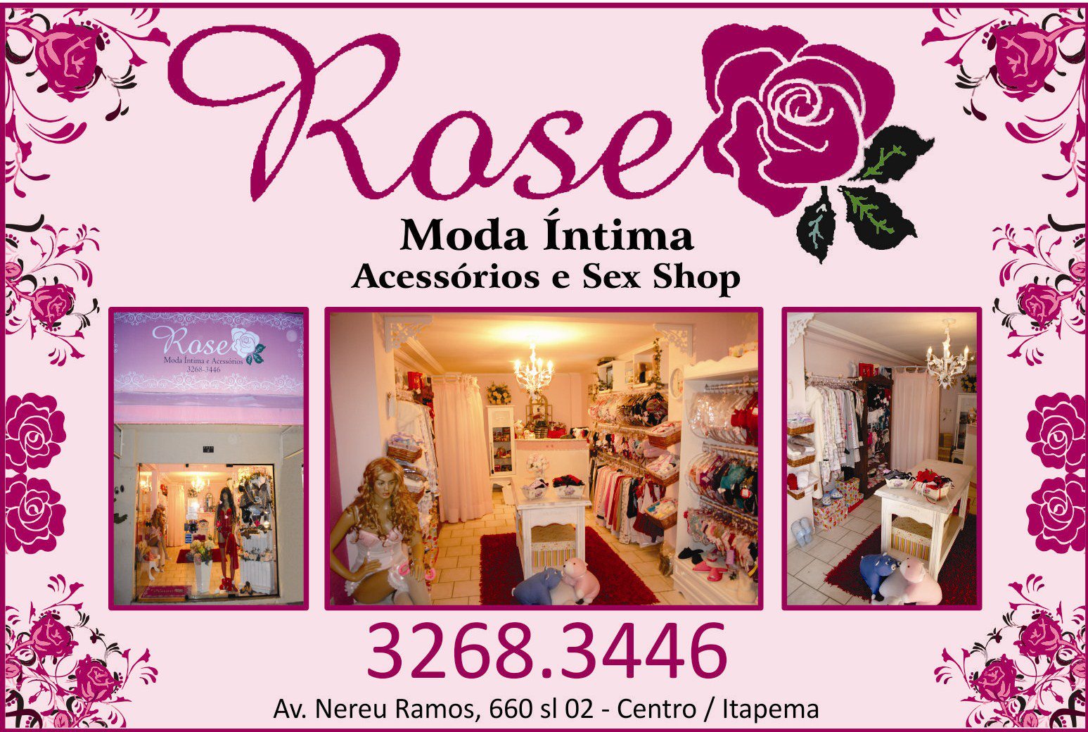 Rose Rosa Moda Íntima E Sex Shop Itapema Sc