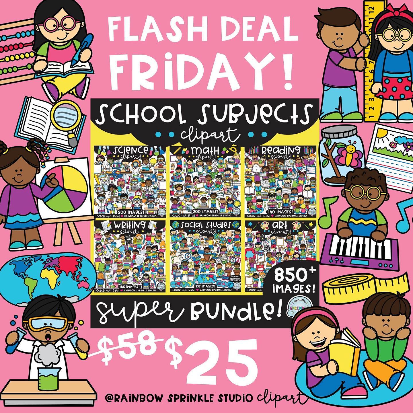 🥳💕 Happy Flash Deal Friday! 🥳💕... - Rainbow Sprinkle Studio