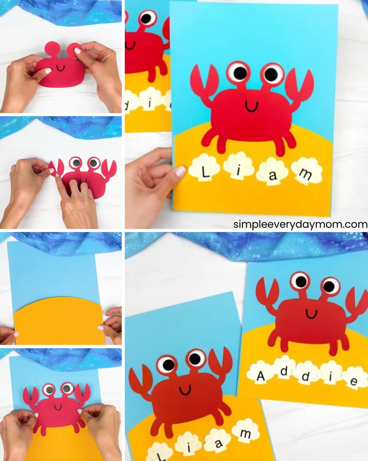 🦀 Cute Crab Name Craft ️ Get the... - Simple Everyday Mom | Facebook