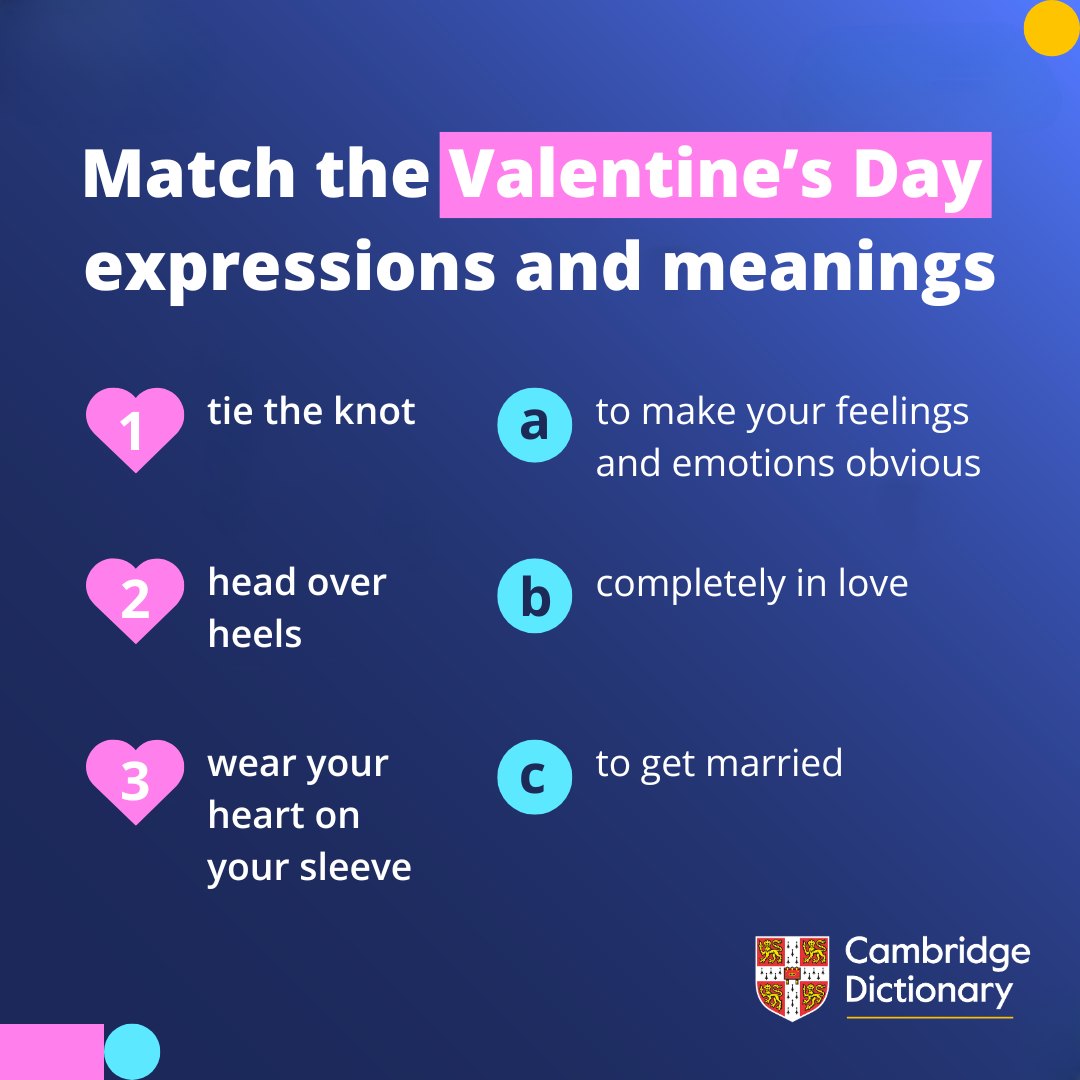 Happy Valentine’s Day! 💘 🔀 Can... - Cambridge Dictionary