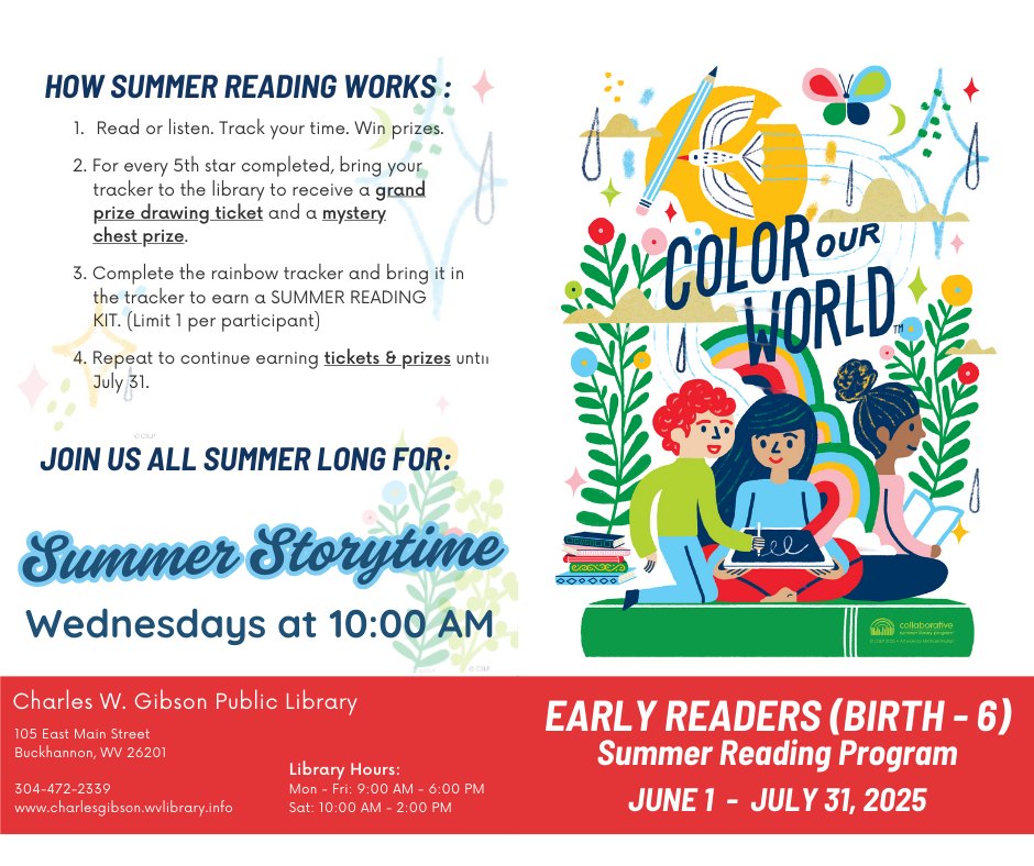 It's time for summer... - Charles W. Gibson Public Library | Facebook