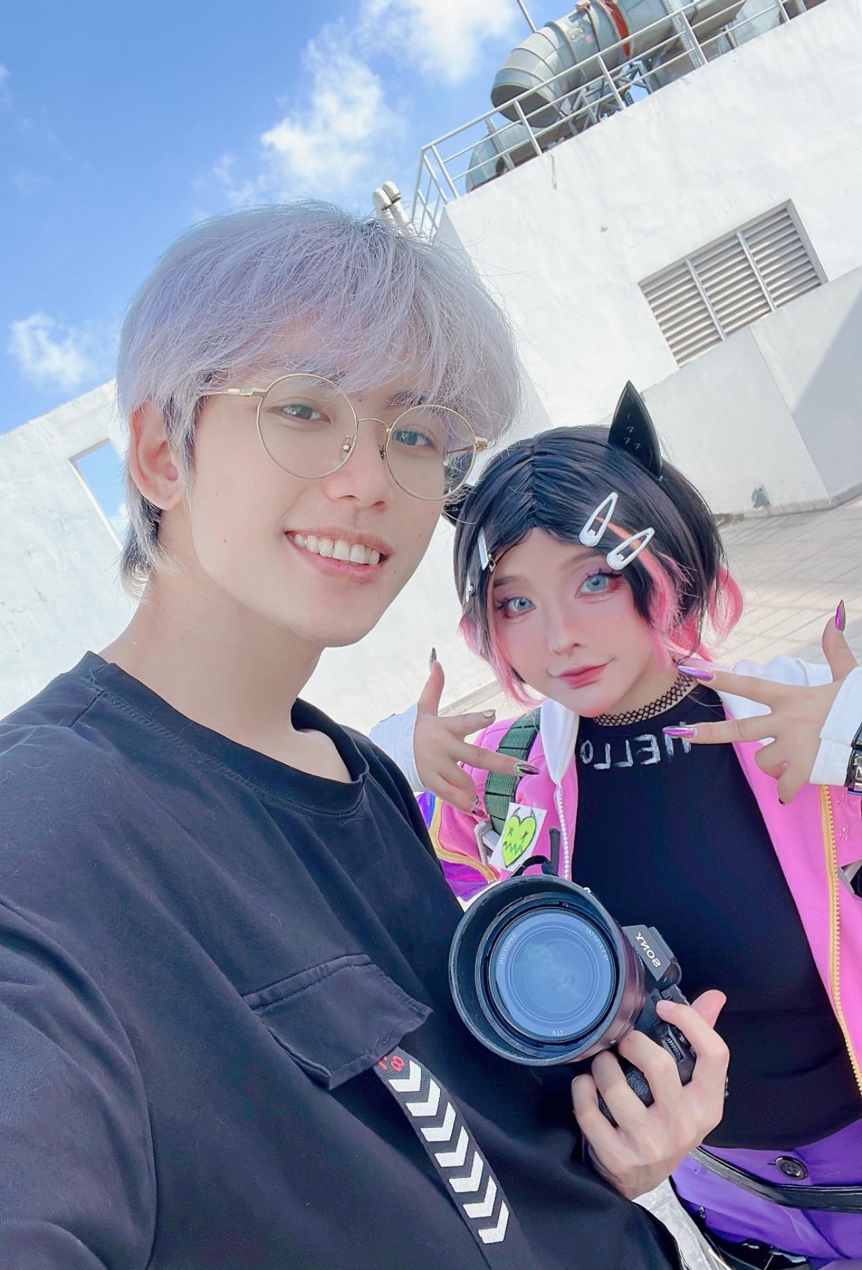 Wakeup Early For Photoshoot 😆😆 Sayo Momo Cosplayer