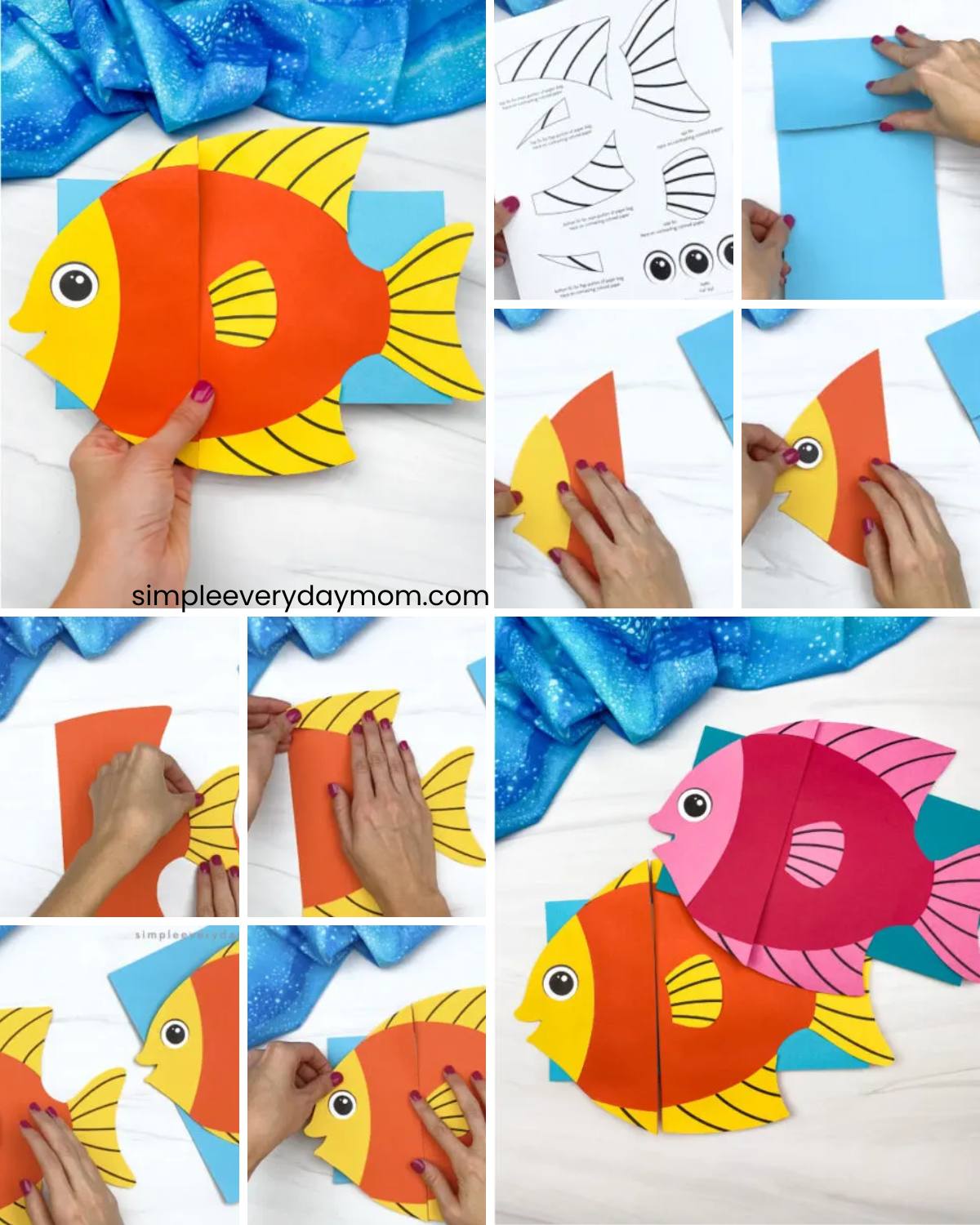 🐟 Fish Paper Bag Puppet Craft ️ Get... - Simple Everyday Mom | Facebook
