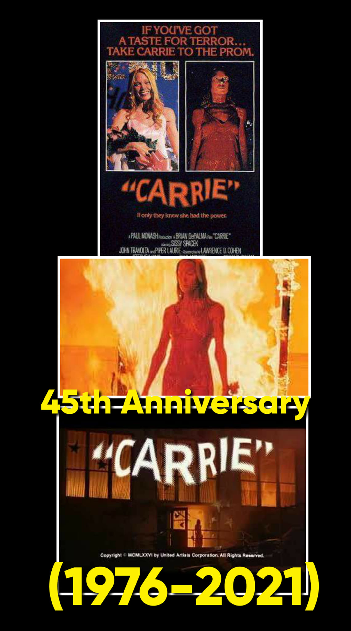 Cozene 45 Years Ago Today On November 3rd 1976 Carrie Made Debut In