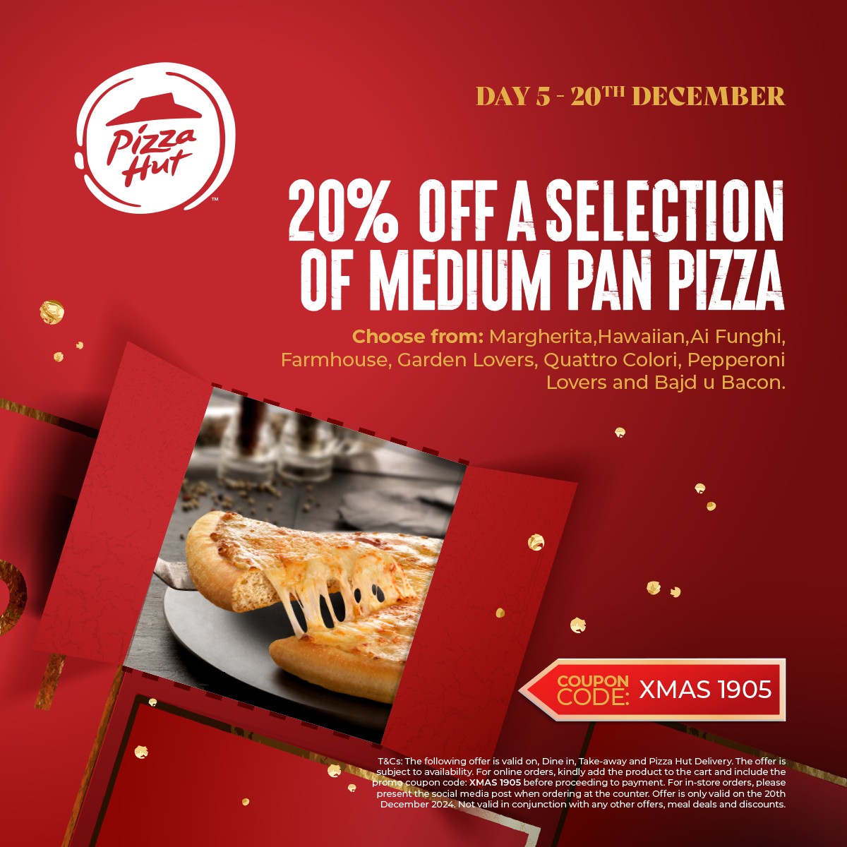 Pizza Hut - 🎄 Day 5 of Pizza Hut's Advent Calendar! 🎄... | Facebook