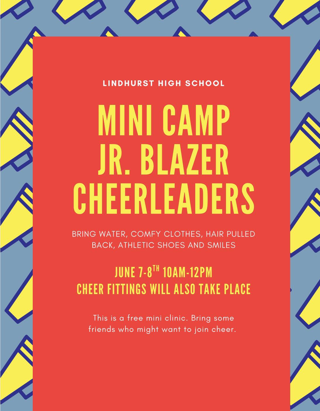 Lindhurst Jr Blazers Football And Cheer