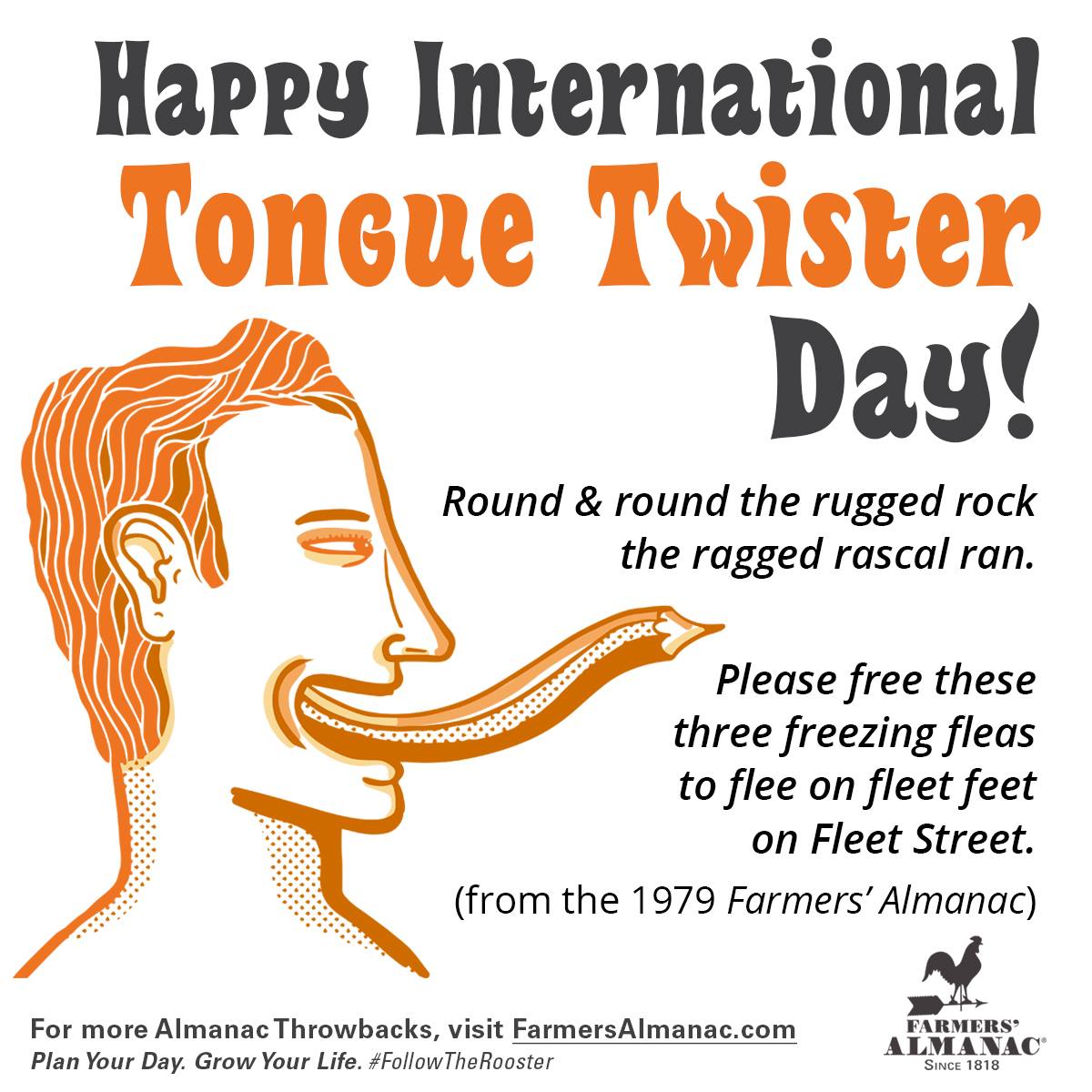 It's Tongue Twister Day! (Sometimes... - Farmers' Almanac | Facebook