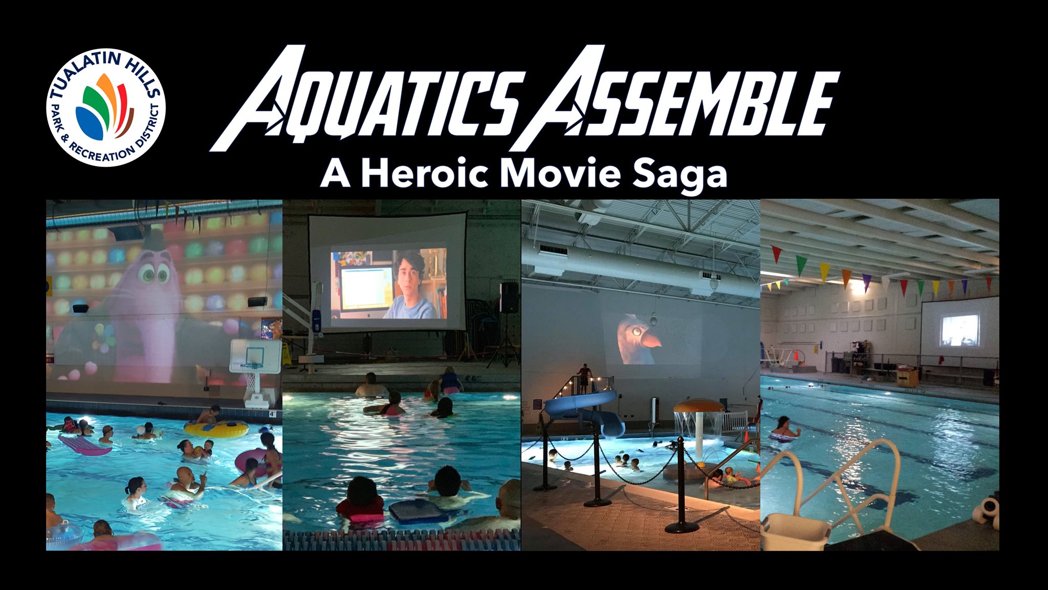 THPRD Aquatics - Our dive-in movie marathon series...
