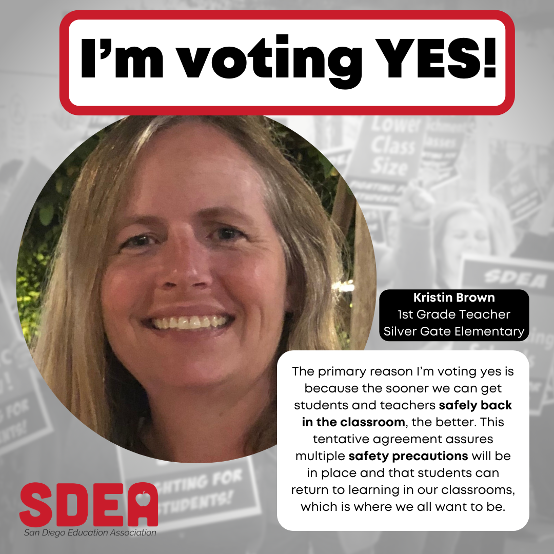 Teacher Kristin Brown San Diego Education Association Facebook 2444