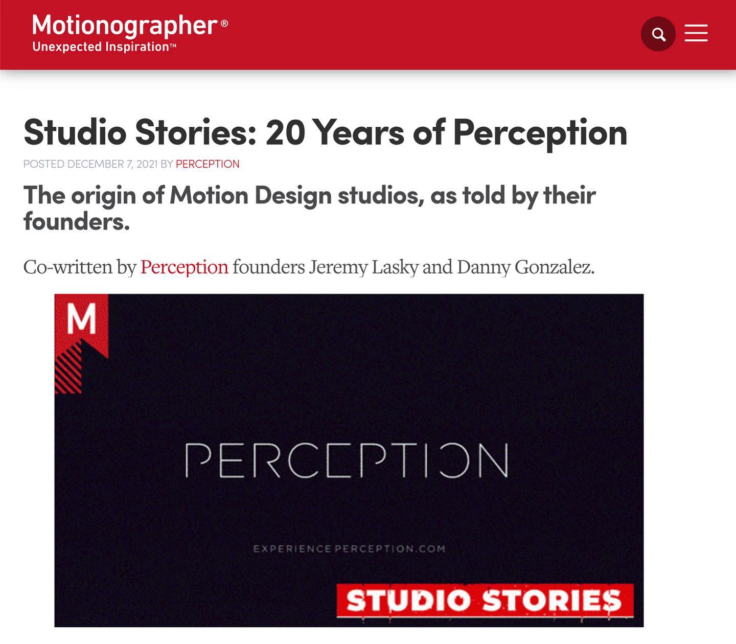 Perception - Take a deep dive into the history of... | Facebook