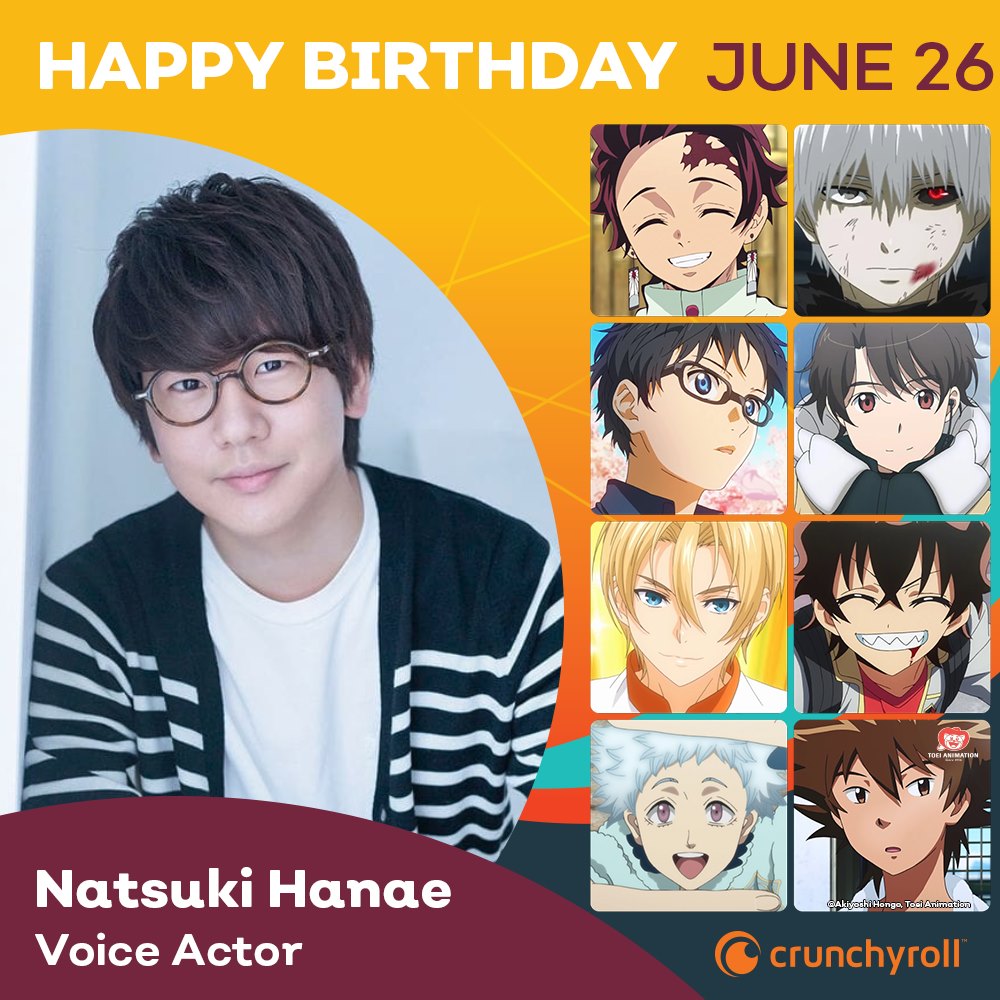 Crunchyroll Happy Birthday Natsuki Hanae 🎉 Facebook