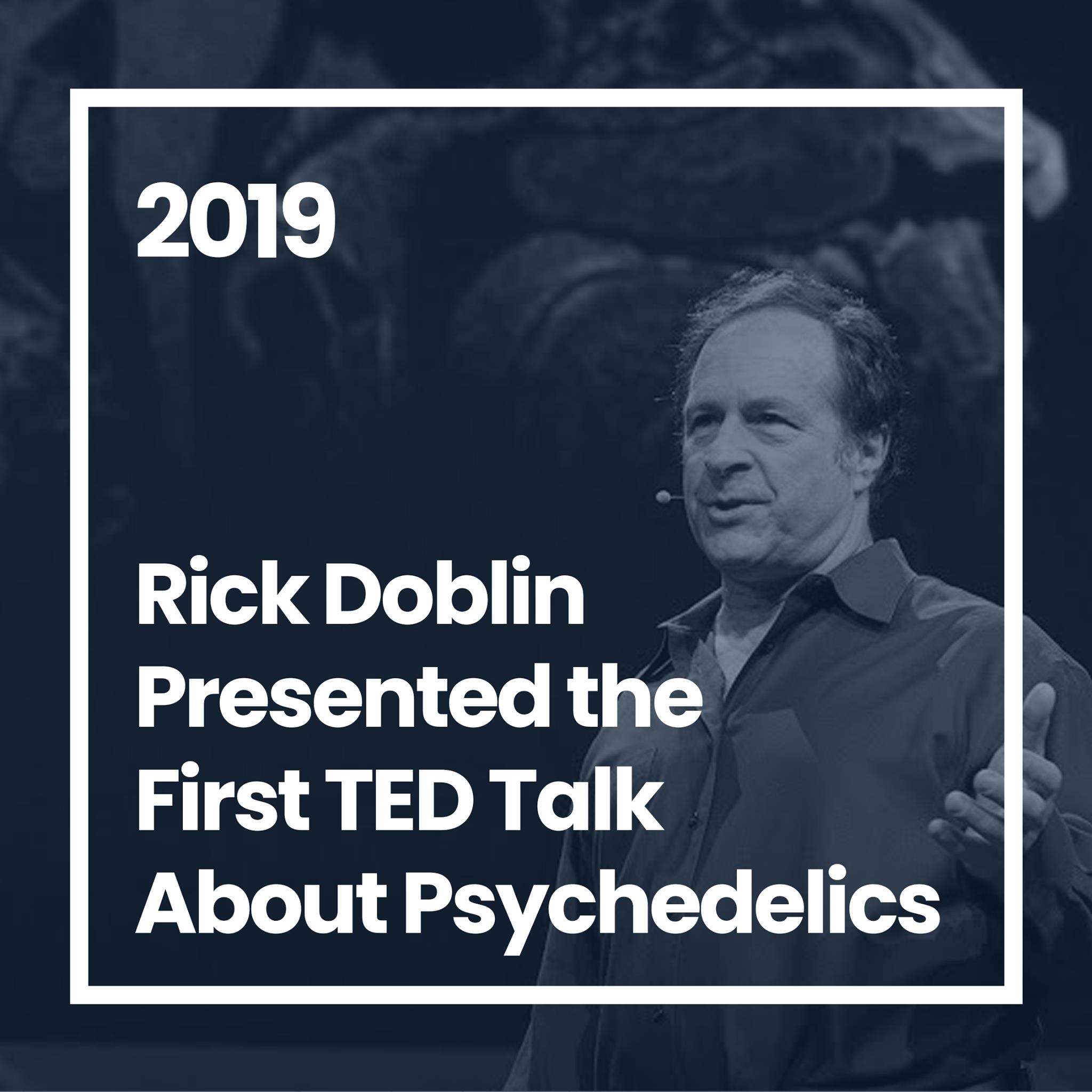 In 2019, MAPS Founder Rick Doblin, Ph.D., presented the first official ...
