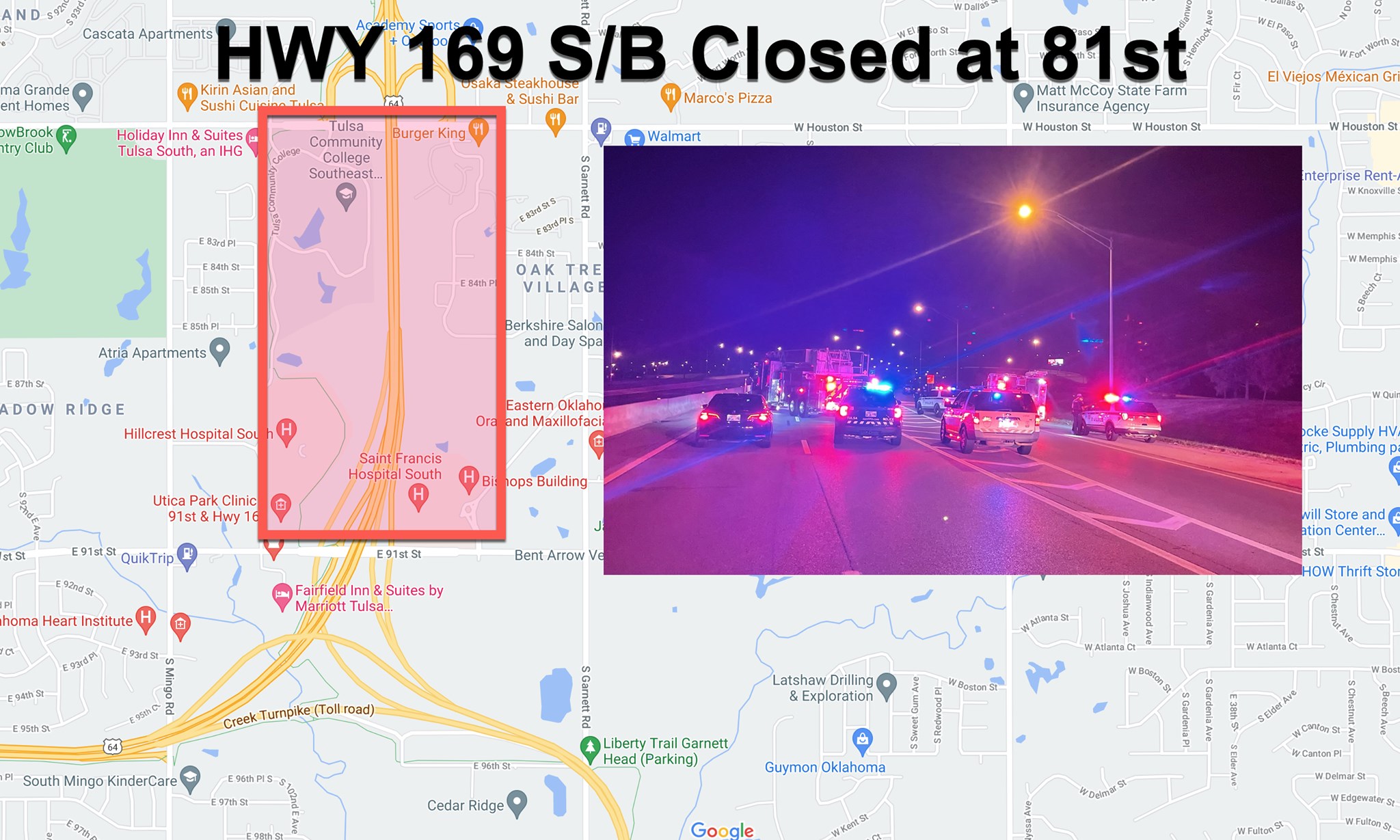 🚧🚨 Traffic Fatality Road Tulsa Police Department