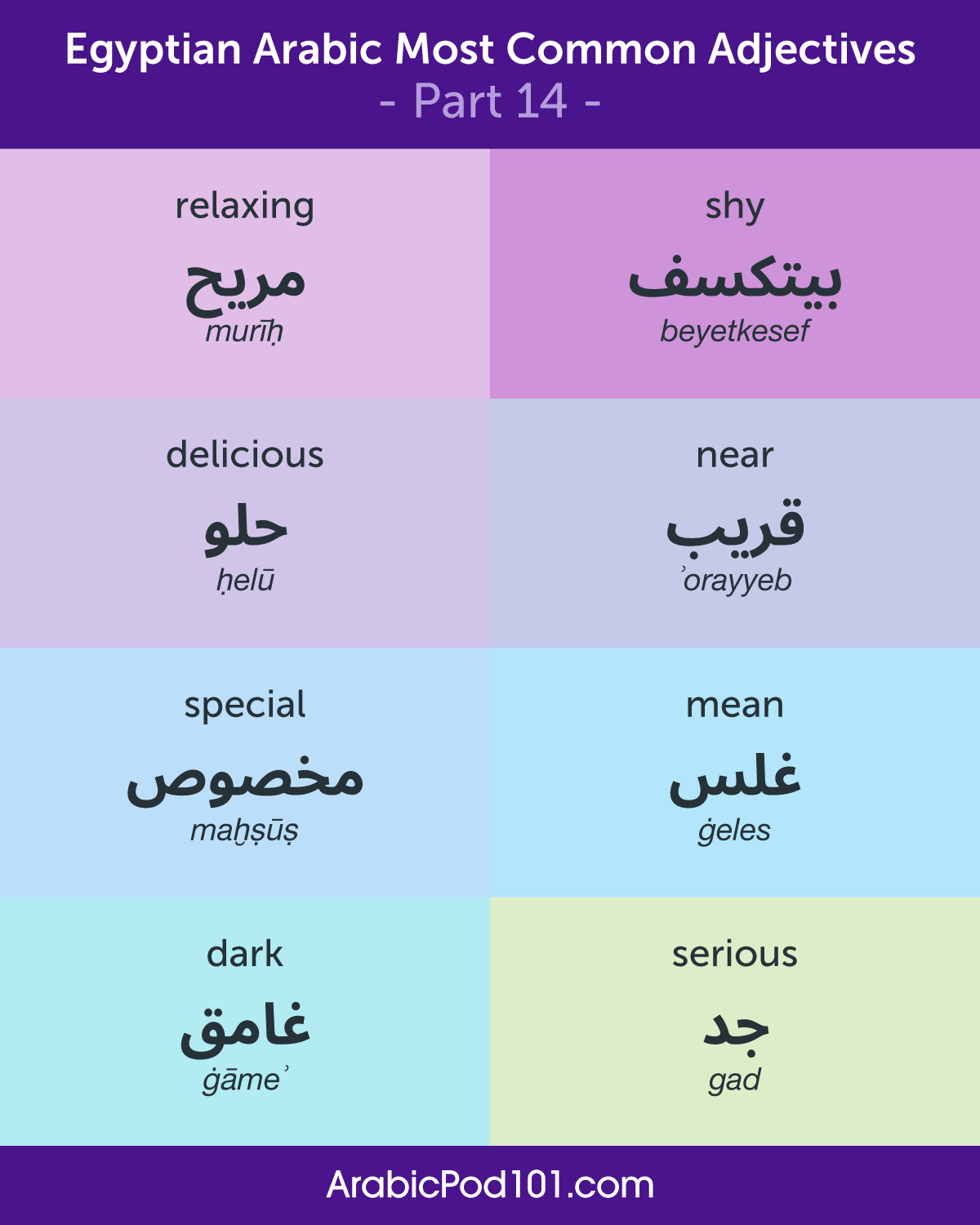 Arabic Word List Realistic Me: A Blog For Busy People