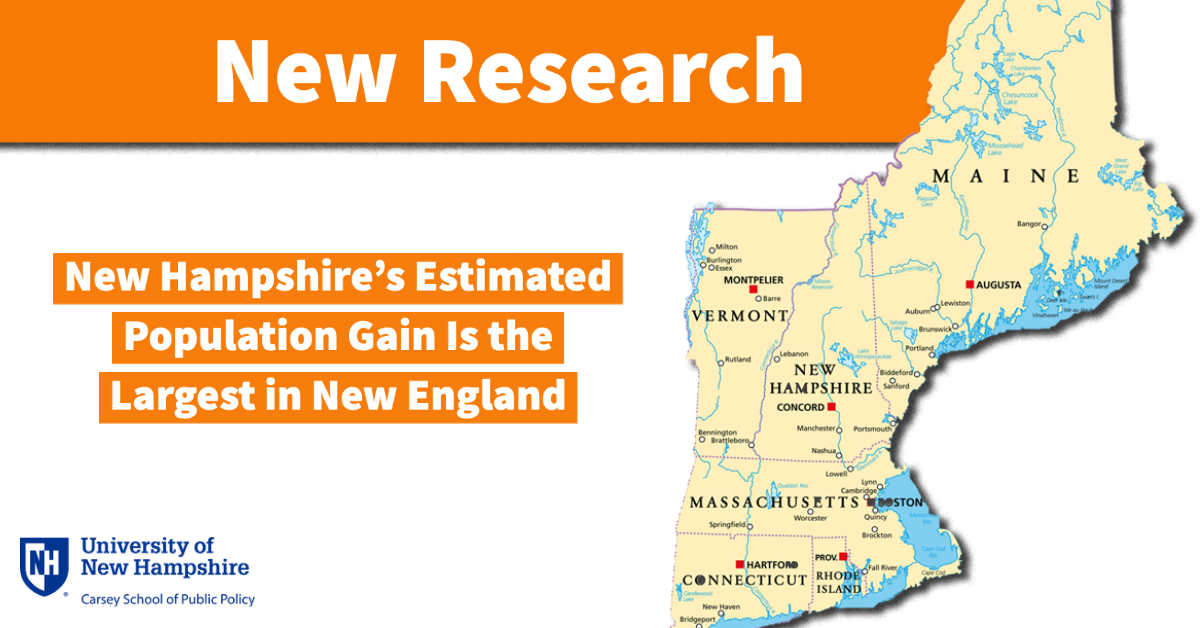 Last year, New... - UNH Carsey School of Public Policy