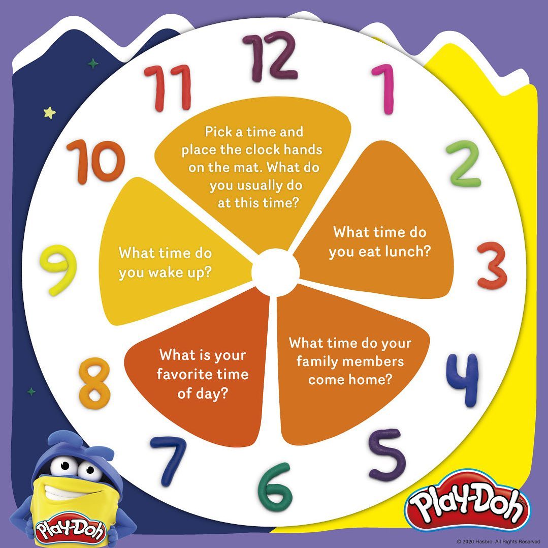 Play-Doh - Tick-tock, it’s Play-Doh o’clock! Time will fly...