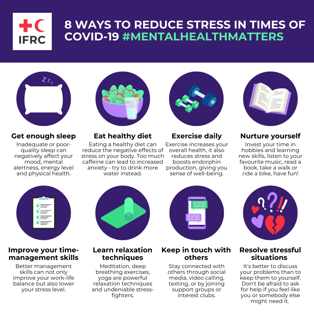8 ways to reduce stress in times of covid-19 😷... - International ...