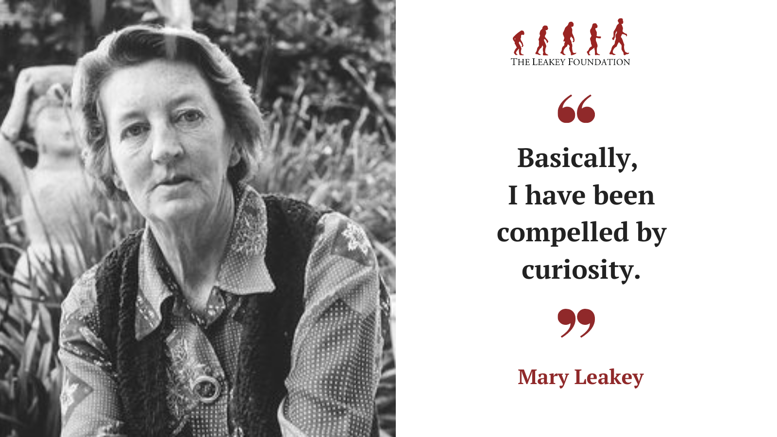 Today we're remembering Mary... - The Leakey Foundation | Facebook