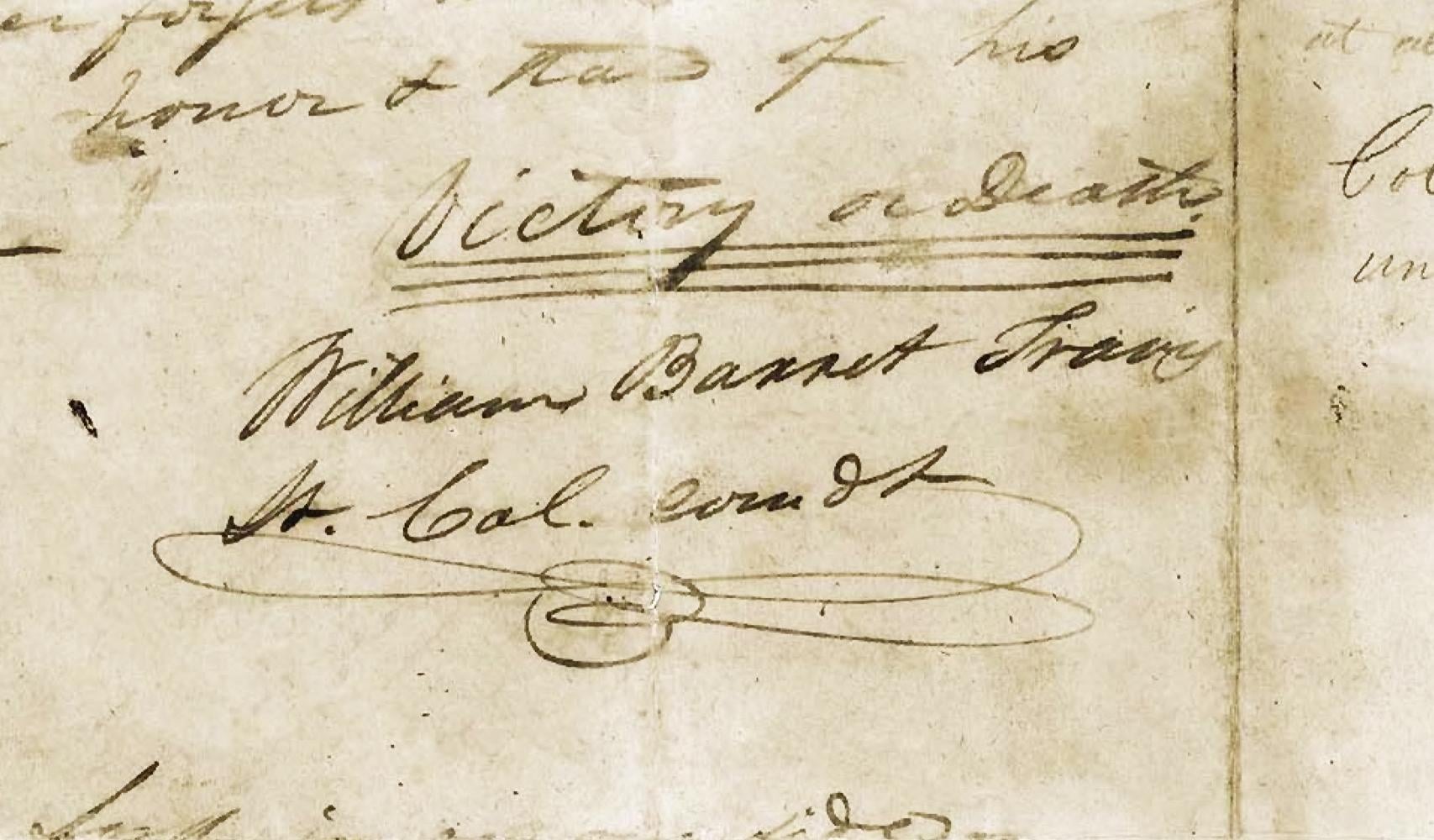 Senator - 185 years ago today, on February 24, 1836, the commander of ...