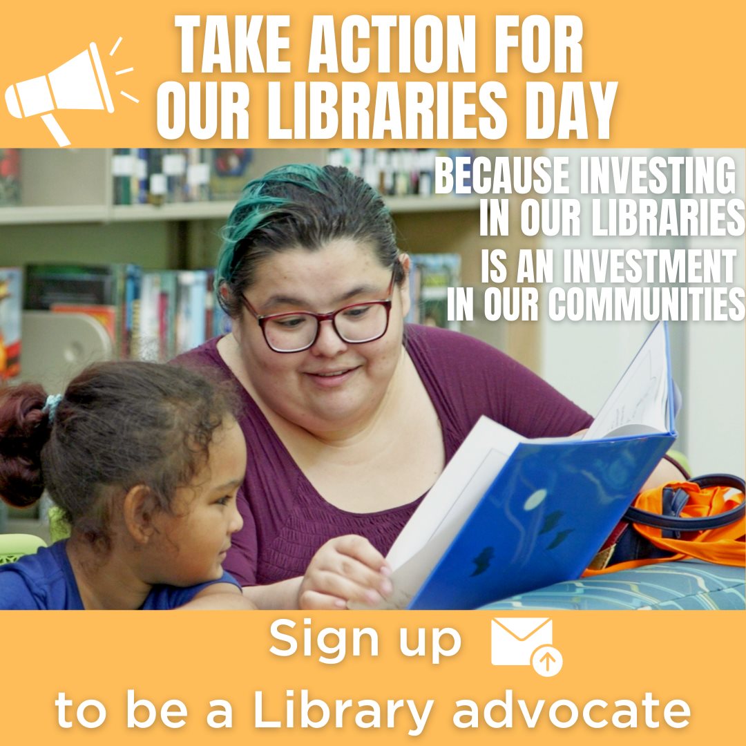 Library - Today is Take Action for Libraries Day! Take action now by ...
