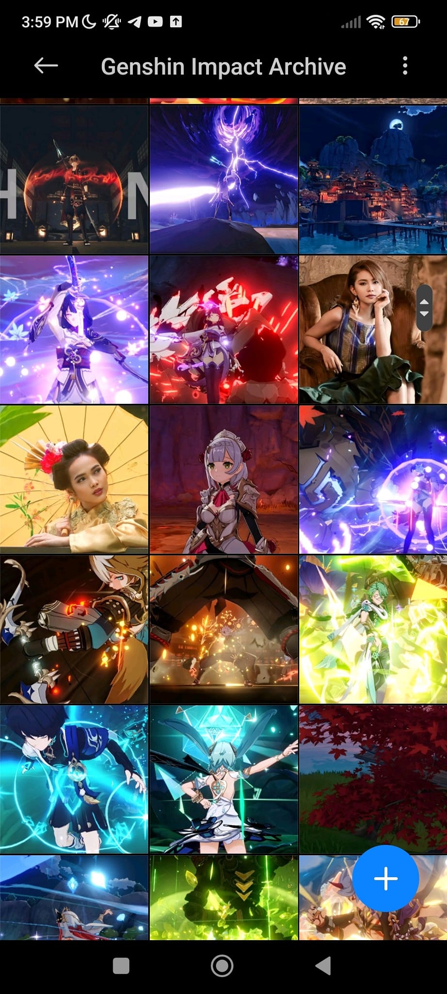 Genshin Impact Community Noelle Asserting Her Dominance In My Photo