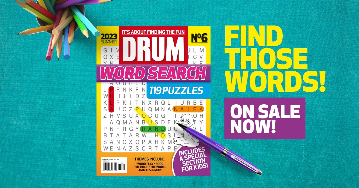 DRUM Magazine - You’ll have so much fun with DRUM Word Search No 6 ...