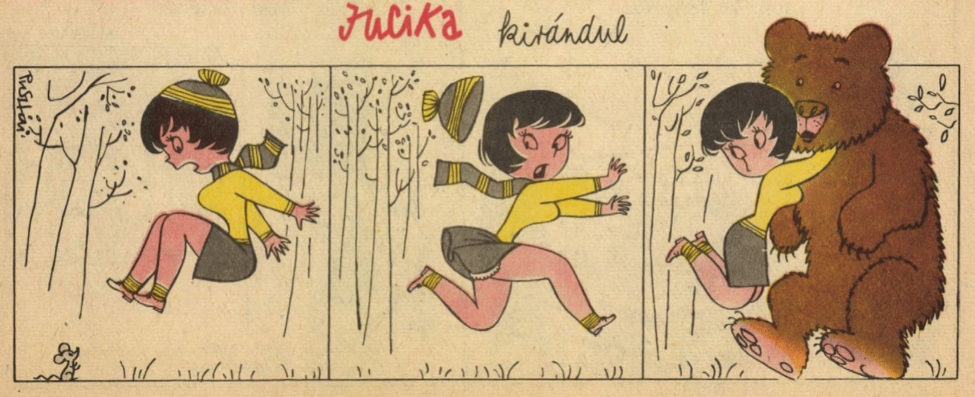 Vintage And Rarely Seen Comic Strips Jucika By Pál Pusztai 1026