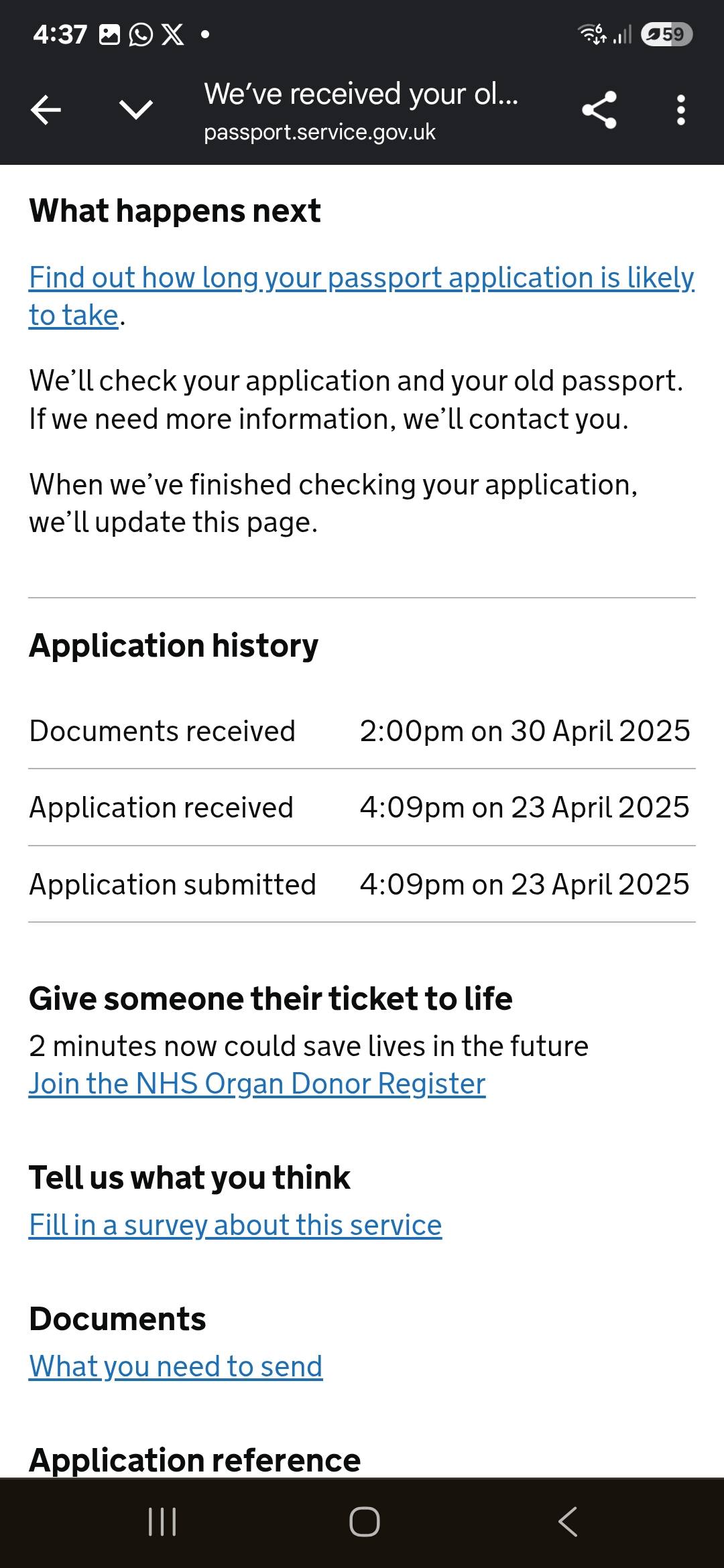 Passport Waiting Time Uk Docs Received On 30th April Had This 0090