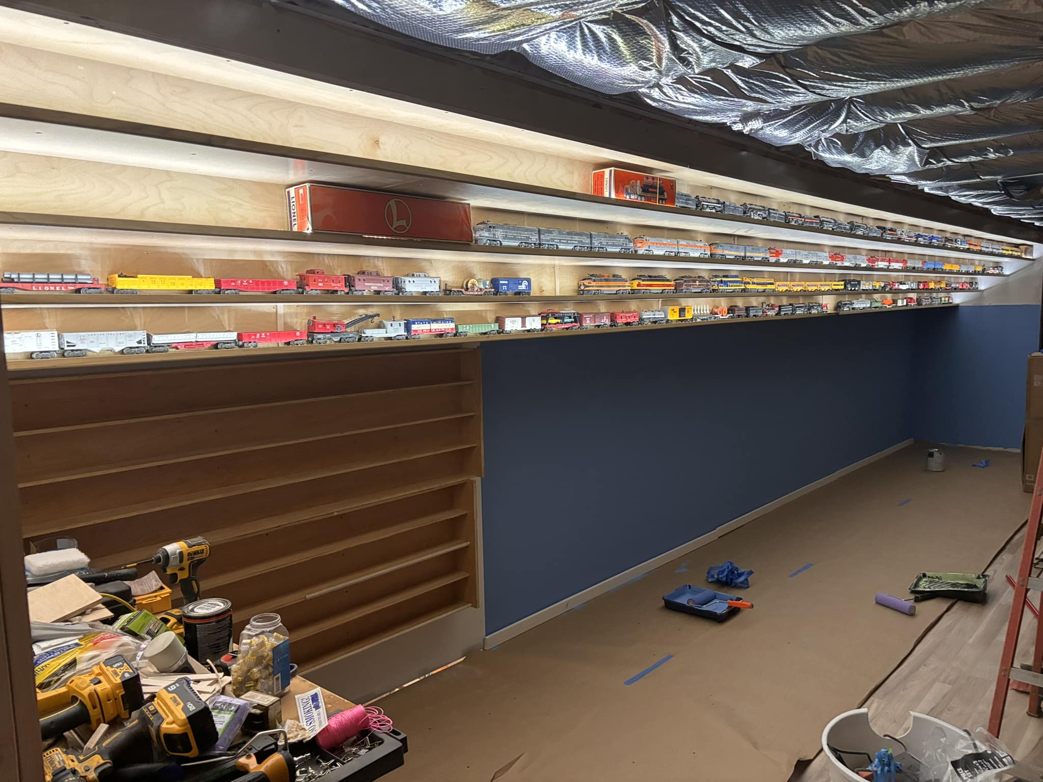 Lionel Trains Shelves Are Coming Along Facebook