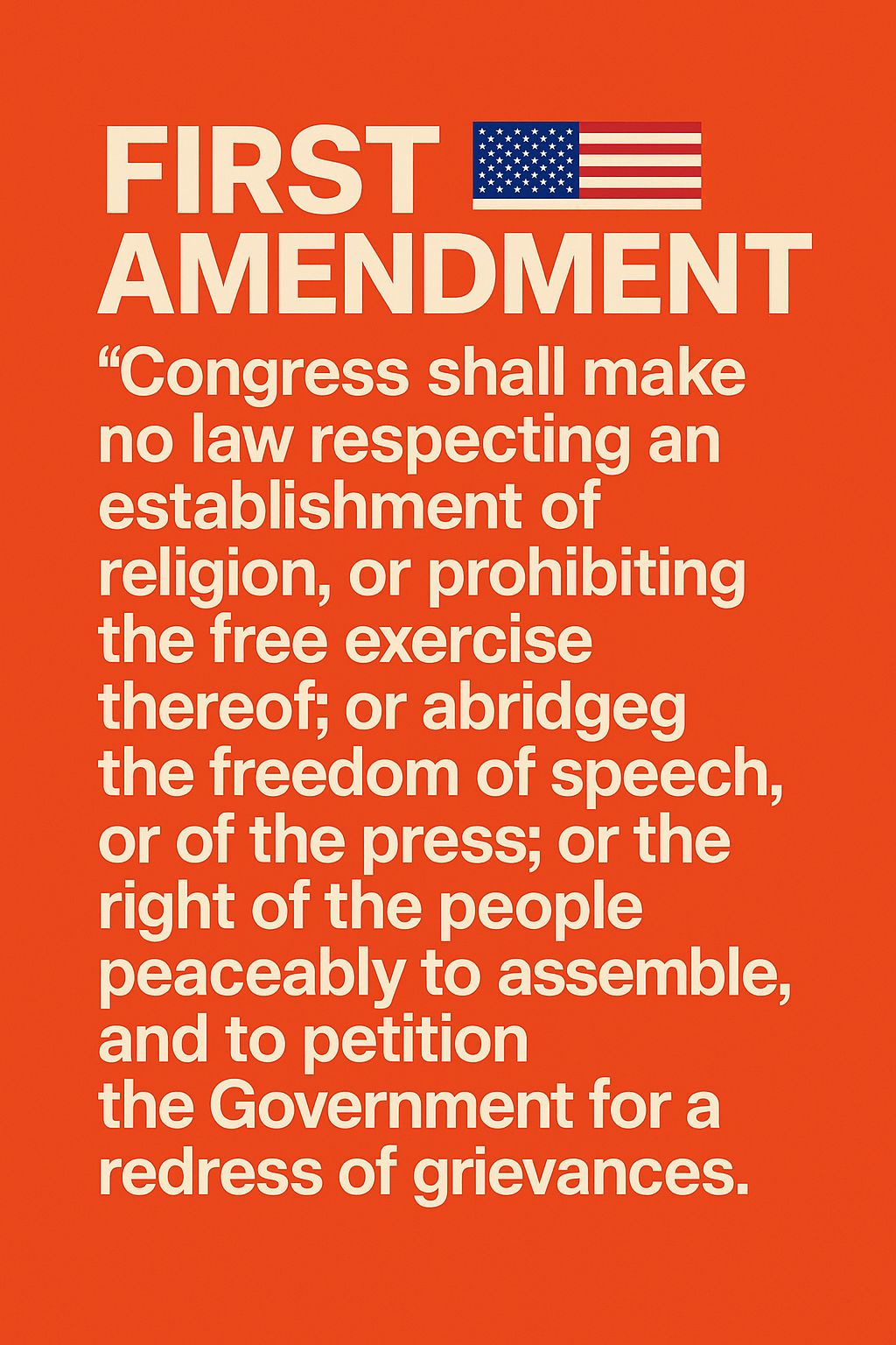 Gwen - 🇺🇸🗽 KNOW YOUR RIGHTS! 🗽🇺🇸 DID YOU KNOW 🤔 The FIRST AMENDMENT 🔥🔥 ...