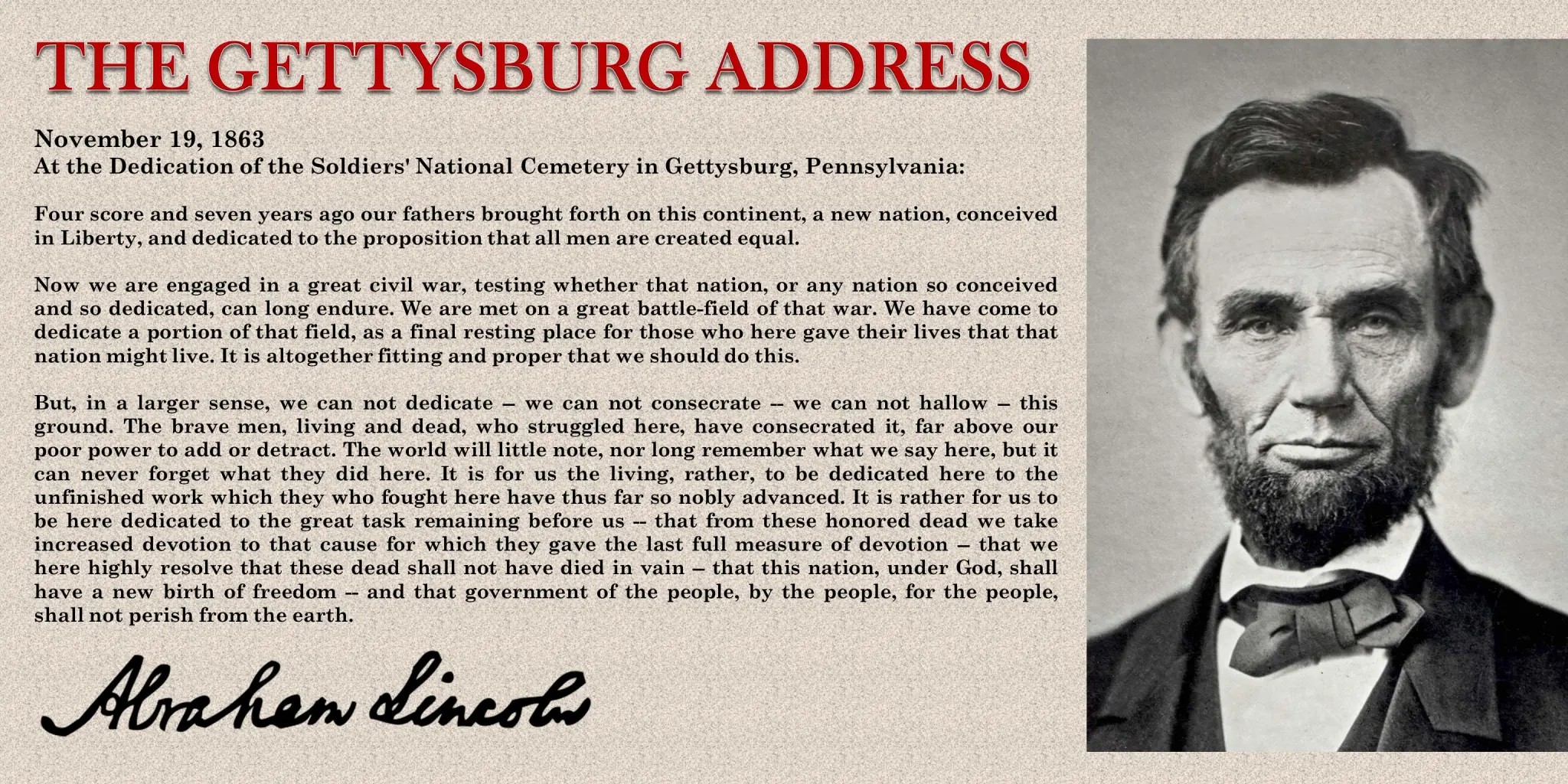 Thomas - LINCOLN’S GETTYSBURG ADDRESS ANNIVERSARY 19 Nov 1863. In 1863 ...