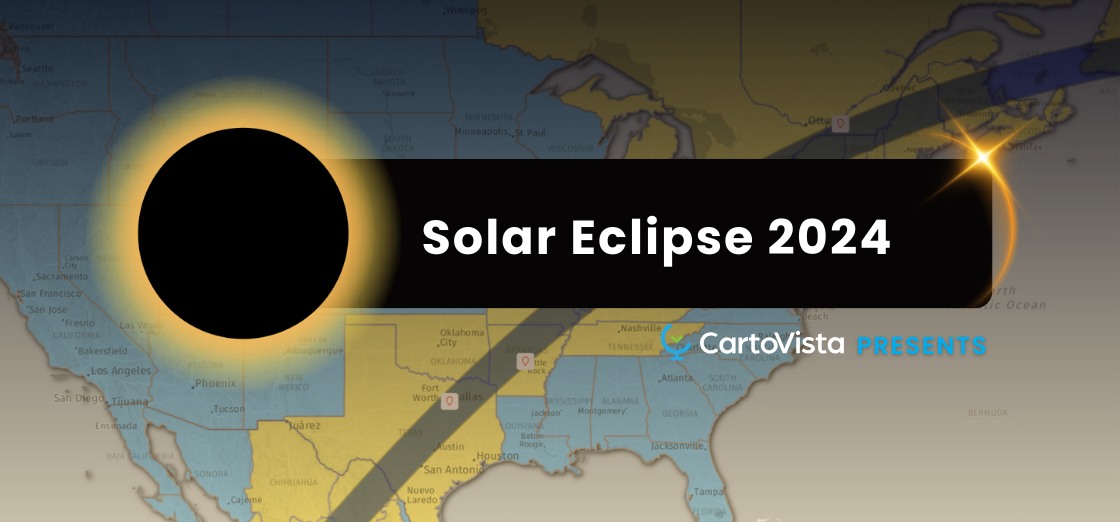 CartoVista - ☀️ 🌑 This Monday, millions of people in North America will ...