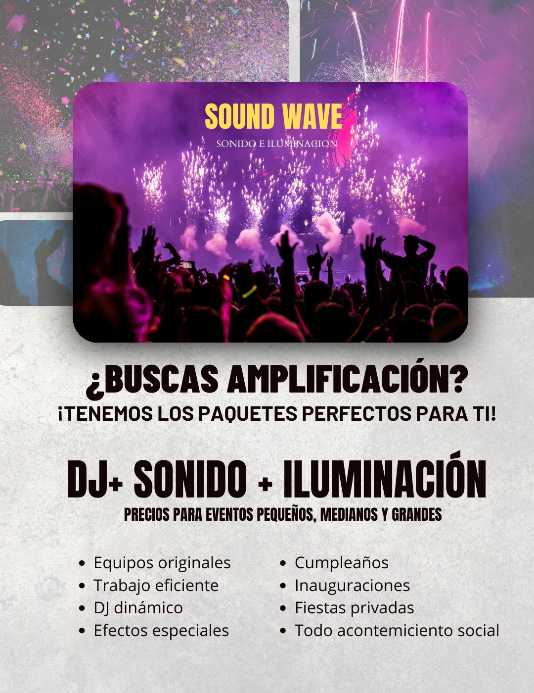 Sound Wave - Sonido e Iluminación | Cochabamba