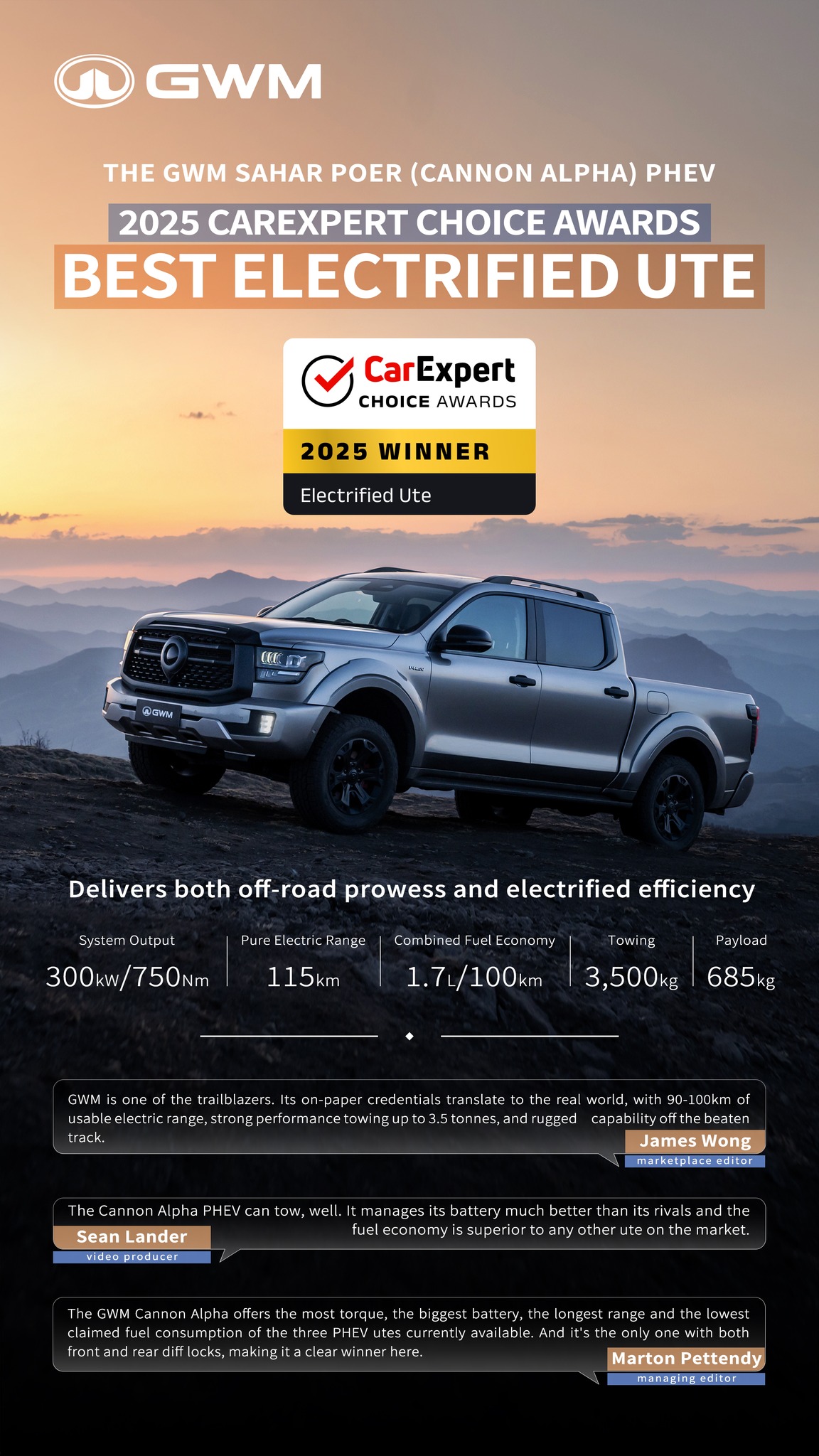 Gwm The Gwm Sahar Poer Cannon Alpha Phev Claims The 2025 Carexpert