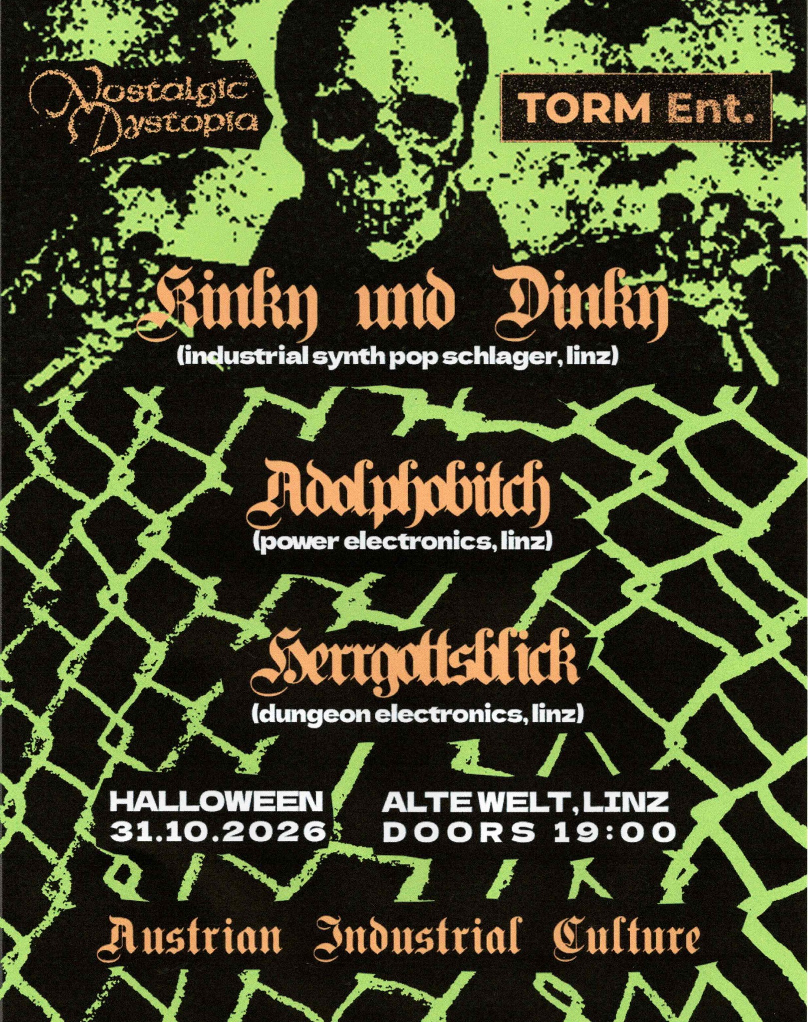 HALLOWEEN: KINKY & DINKY, ADOLPHOBITCH, HERRGOTTSBLICK