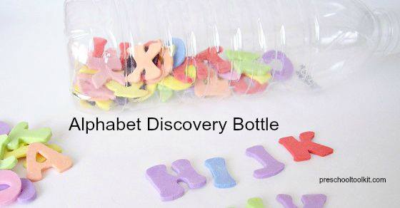 Kids can make a discovery bottle with... - Preschool Toolkit