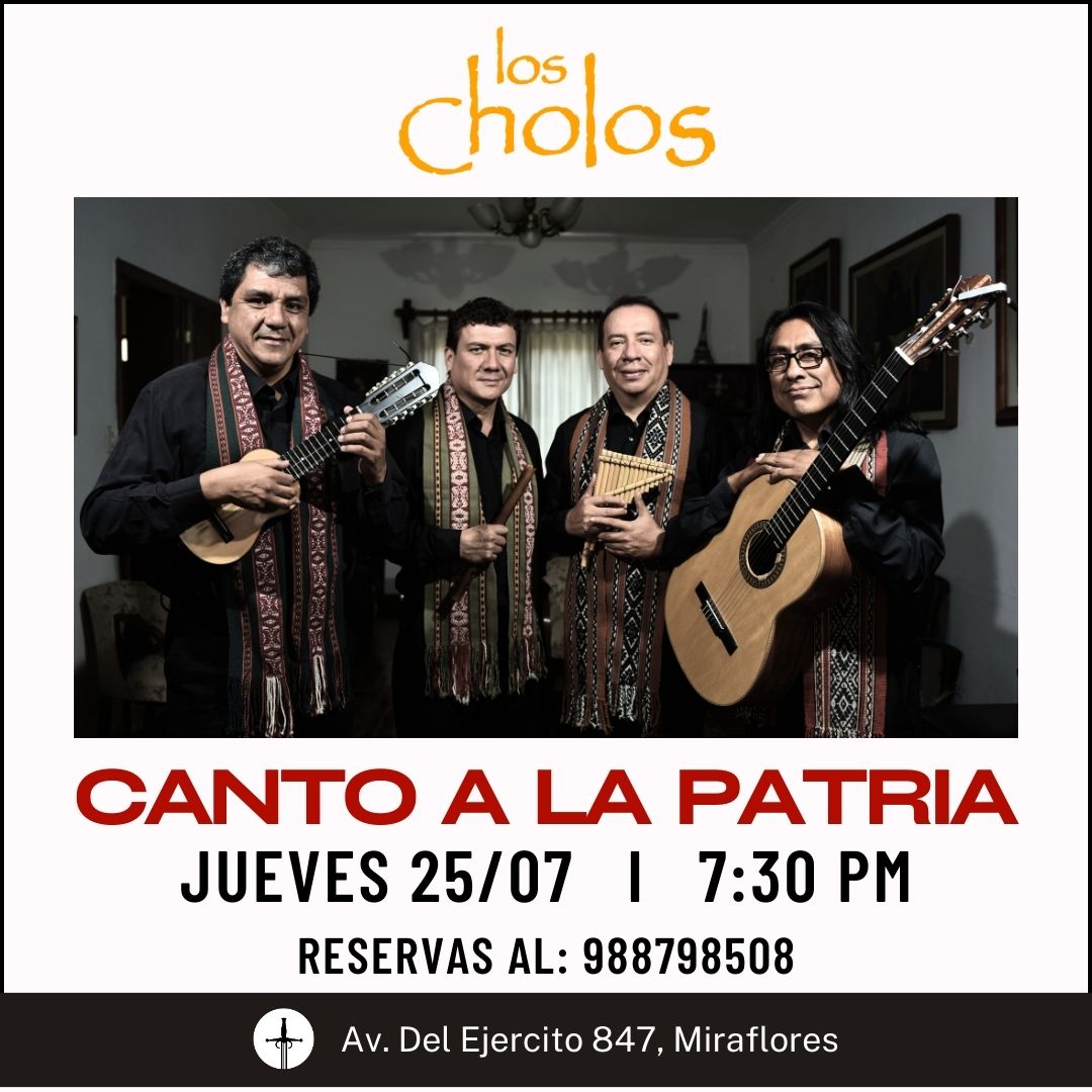 📢 Este 25 De Julio Cantaremos A Los Cholos Perú