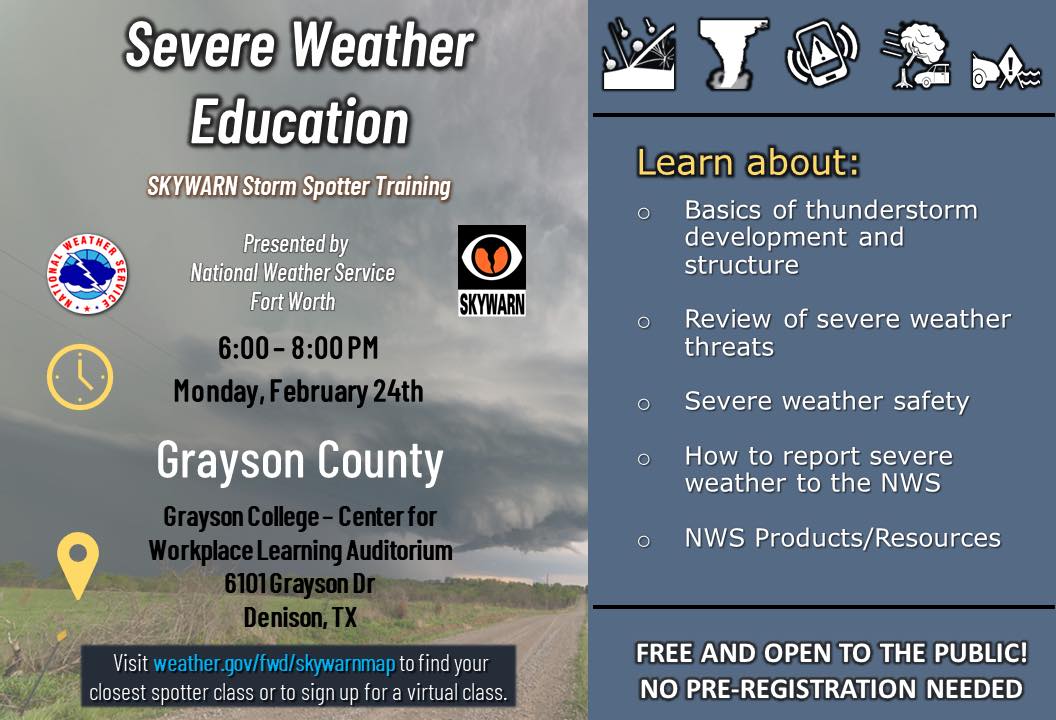 The 2025 spring severe weather season... - Grayson County OEM